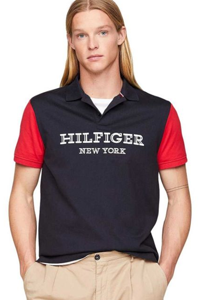 POLO TH MONOTYPE COLOURBLOCK SLIM_THMW0MW34751 - POLO TH MONOTYPE ...