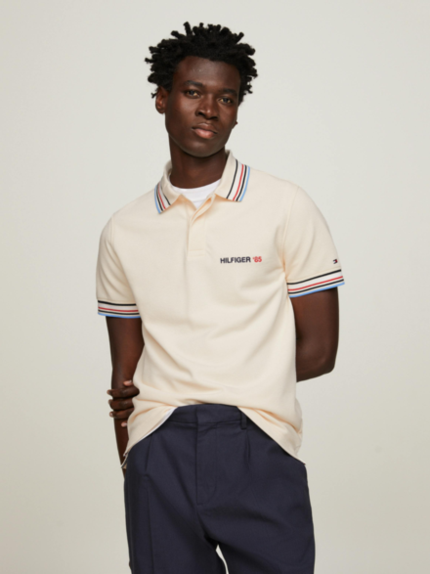 POLO TH CONTRAST GLOBAL STRIPE REGULAR_THMW0MW34768 - POLO TH CONTRAST ...